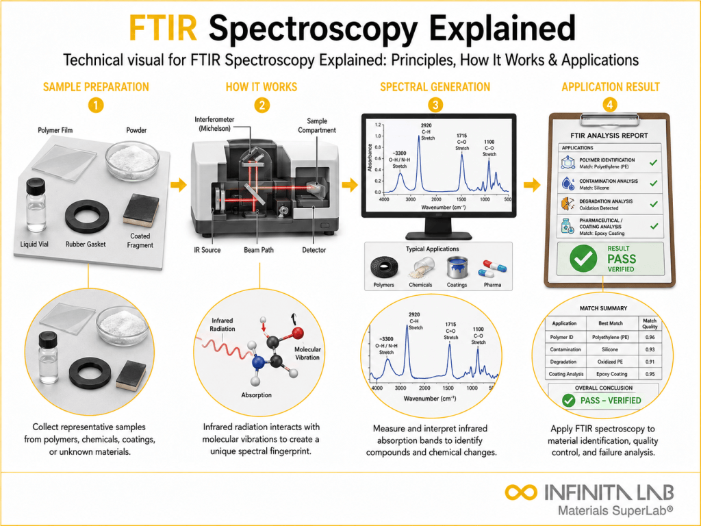 FTIR Spectroscopy Explained | Principles, How It Works & Applications